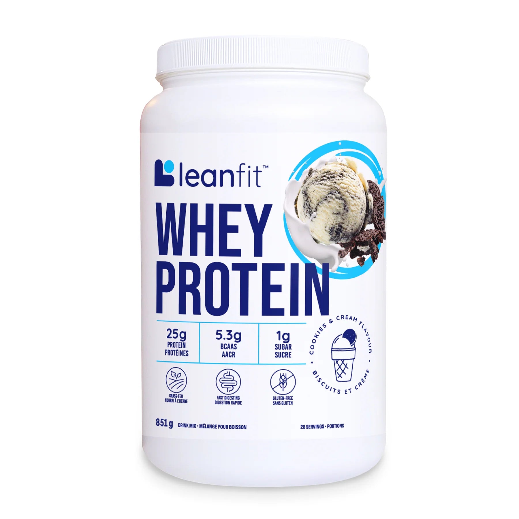 LEANFIT WHEY PROTEIN Cookies & Cream