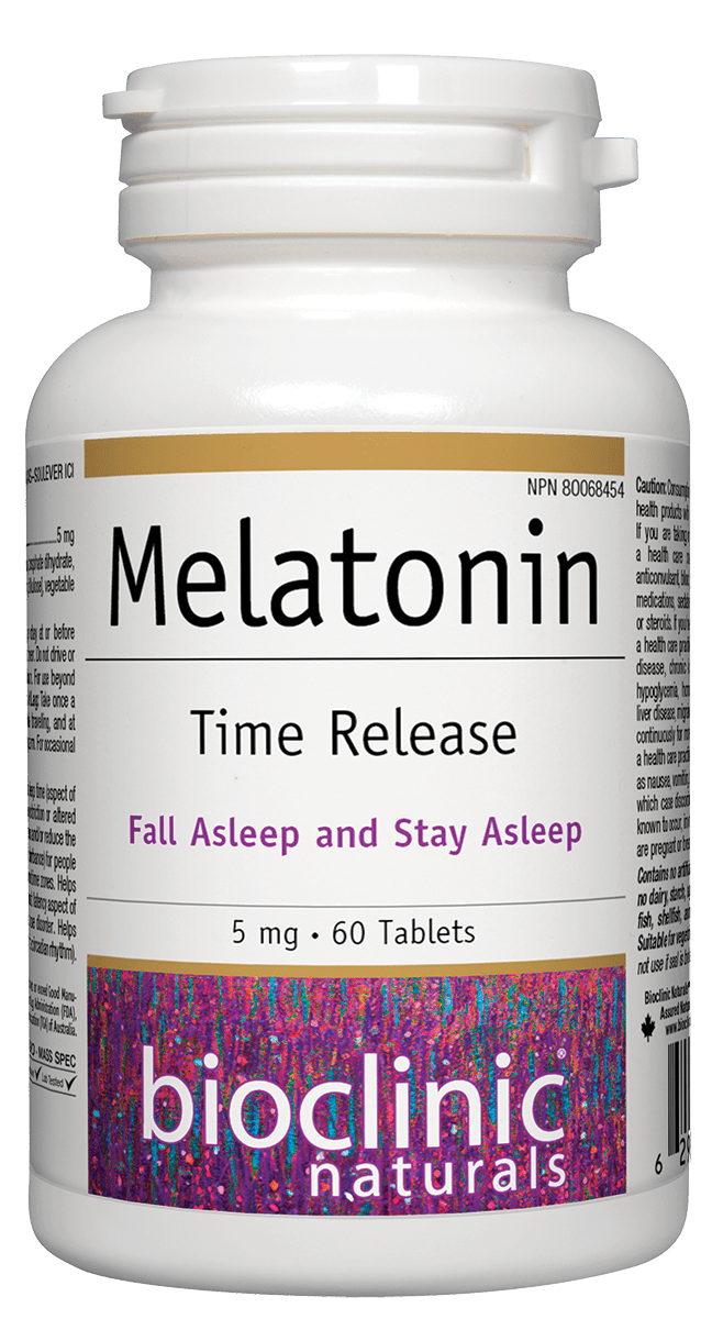Bioclinic Naturals Melatonin Time Release - 5 mg