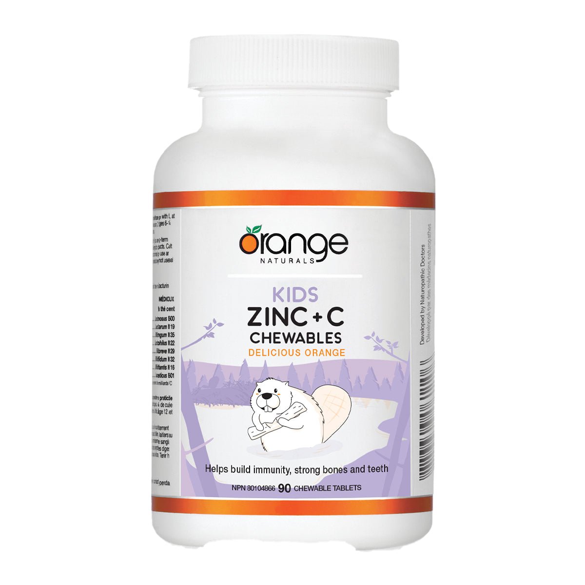 Orange Naturals Kids Zinc + C Chewables