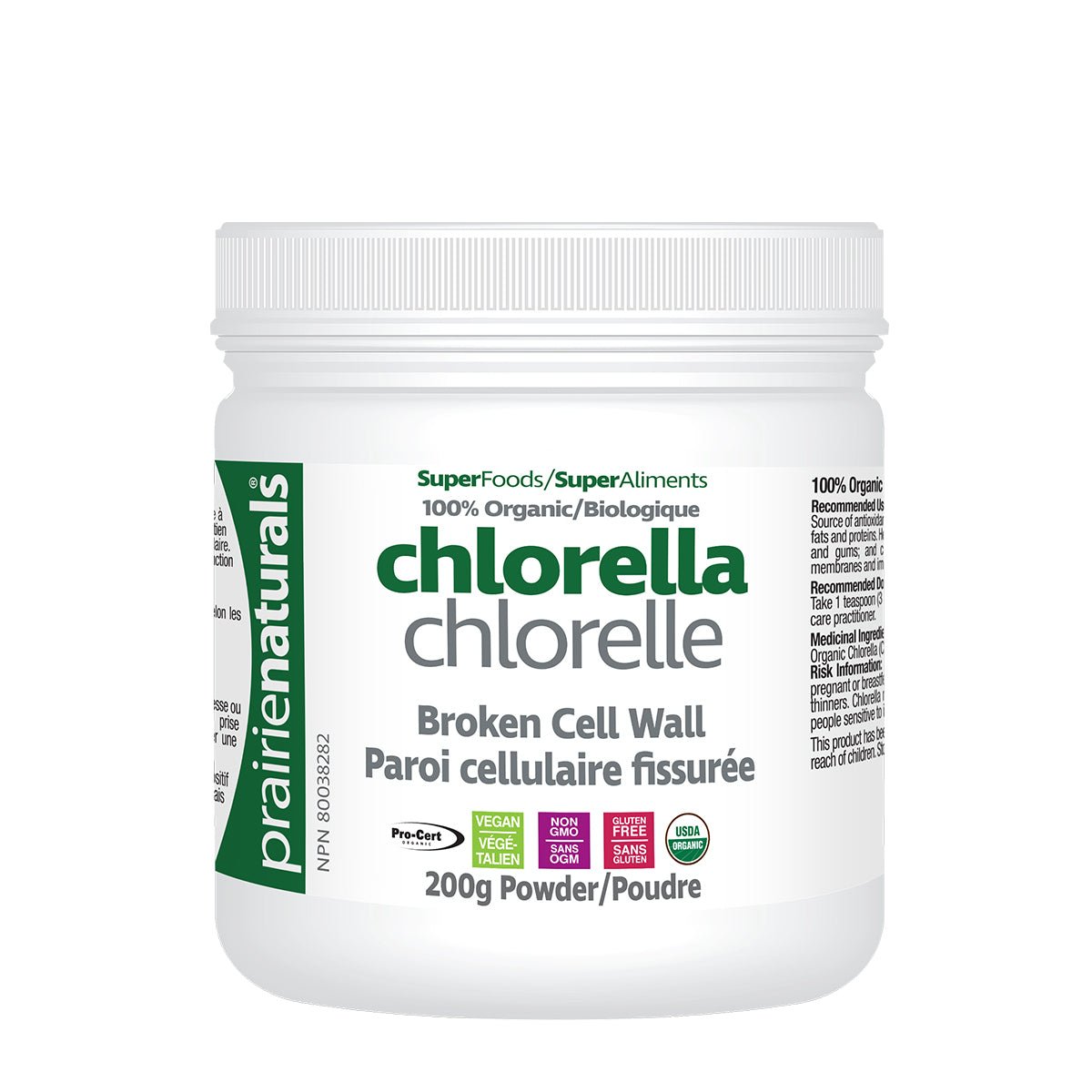 Prairie Naturals Organic Chlorella