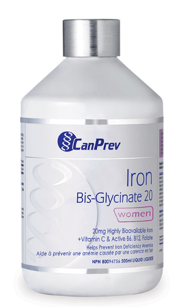 CanPrev Iron Bis-Glycinate 20 - Liquid