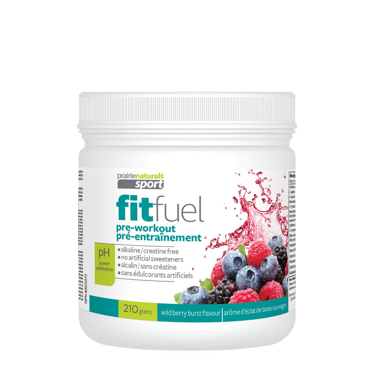 Prairie Naturals Fit Fuel (Pre-workout)